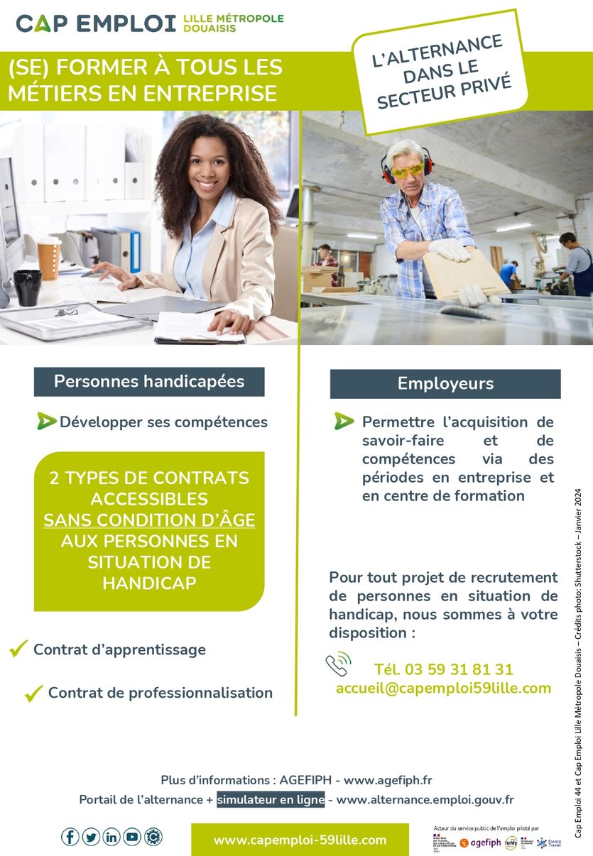 Découvrez les aides pour les contrats en alternance - Cap emploi 59 Lille